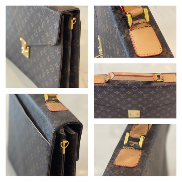 Louis Vuitton | Bags | Vintage Louis Vuitton Monogram Briefcase | Poshmark